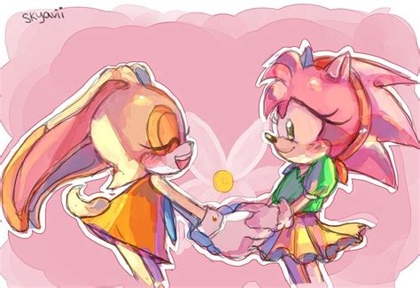 Cream Y Amy Amy The Hedgehog Rosé Fanart Sonic Fan Characters