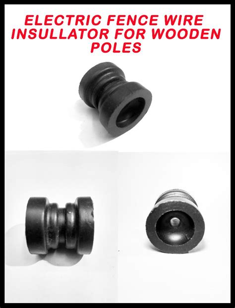 Black White V Electric Fence Wire Insulators Rs Piece ID
