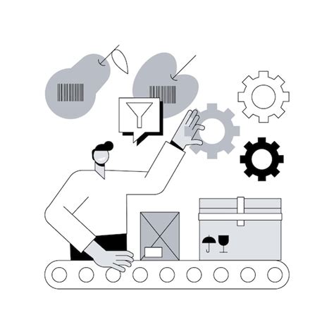 Premium Vector Sortation Systems Abstract Concept Vector Illustration