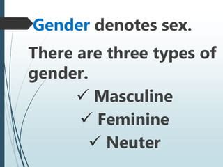 Gender Of Nouns PPTX Pets Gender Of Nouns PPTX Pets