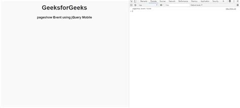 jQuery Mobile 页面显示事件 码农参考