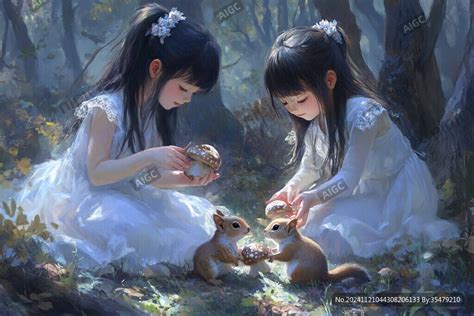 Ai创作图梦幻儿童插画超治愈 唯美小女孩插画 高清女孩插画 治愈系儿插 Cg绘画作品 梦幻儿插插画 Cg插画 写实唯美插画 独自野餐的小姑娘壁纸 二次元梦幻插画 抱小兔的女孩 小女孩儿插 午后