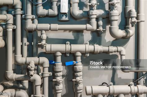 다양한 Pvc 파이프 및 피팅으로부터의 통신 이미지 배수관에 대한 스톡 사진 및 기타 이미지 배수관 복잡성 관로 Istock
