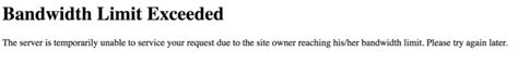 How To Fix The 509 Bandwidth Limit Exceeded Error