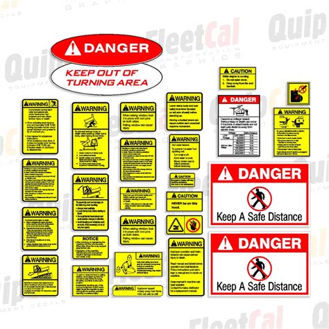 Komatsu Crawler Haul Truck Safety Decal Set Truck And Equipment Decals