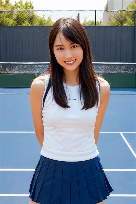 テニスウェアの賀喜遥香ちゃんをaiに描いてもらう Bra Ai美術部 In 2024 Idol