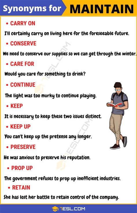 80 Synonyms For Maintain With Examples Another Word For “maintain