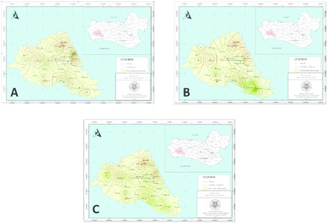 Rainfall Distribution Pattern Map In Raw And Rainfall Predicted Using