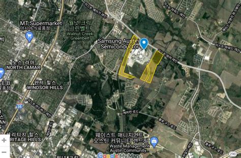 삼성 美반도체 공장 삼성로 路 재배치 공사 전략적 계획 일부 [tna]