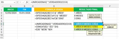 Calcular Años Meses Y Días Entre Dos Fechas Blog Do