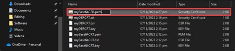 streamlining security converting crt certificates to pem