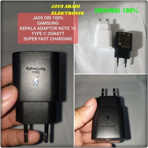 Jual SAMSUNG ADAPTOR BATOK KEPALA CHARGER 3A 25 WATT FAST CHARGING TYPE