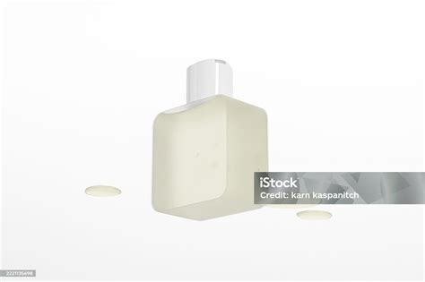 디스크 상단 플립 캡 모형 흰색 평면 디스크 캡 샴푸 포장 정사각형 스킨 케어 용기 직사각형 모양 짜기 병 입방 모양 병이있는 반투명 화장품 플라스틱 병 0명에 대한 스톡