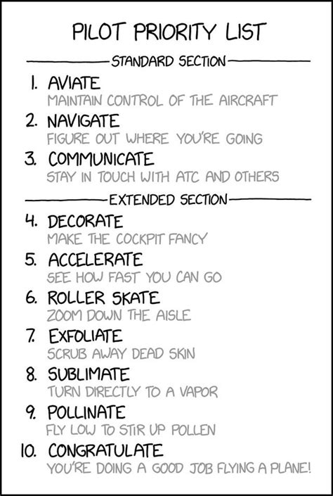 Xkcd Pilot Priority List R Internetcomics