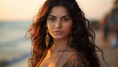 Premium Ai Image Chubby And Beautiful New Delhi Woman