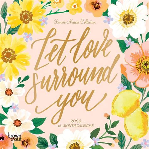 Buy 2024 Calendar Bonnie Marcus 16 Month Mini Wall Browntrout Bt66596