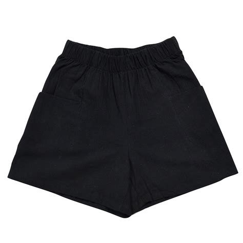 Buigttklop No Boundaries Womens Short Plus Size Womens Solid Cotton