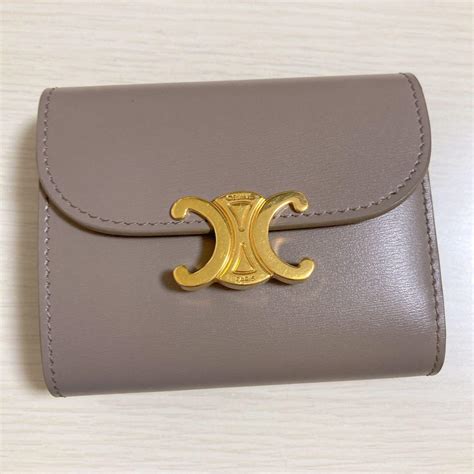 格安人気 Celine セリーヌ 財布 コンパクトウォレット トリオンフ トリオンフ Br