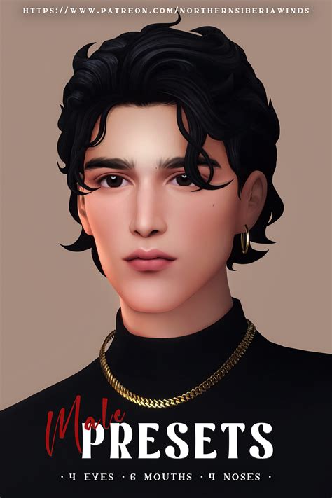 ⚡male Presets Face Collection ⚡ Northern Siberia Winds The Sims 4