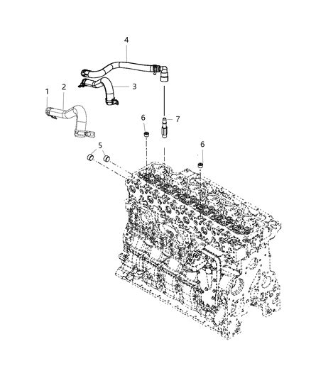 Heater Plumbing 2018 Ram 5500