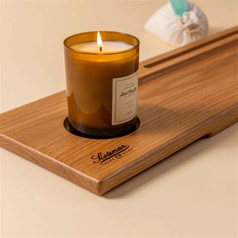 White Oak Bath Caddy Scotsman Usa