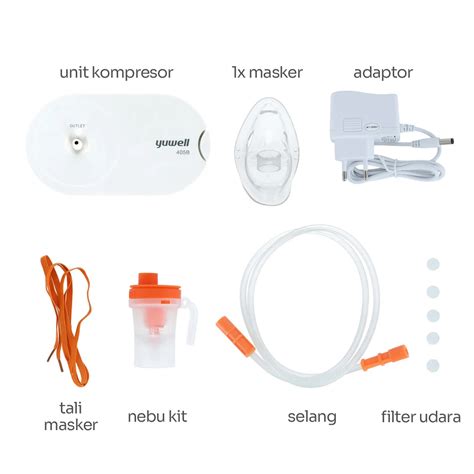 Nebulizer Portable Yuwell 405b Air Compressor Nebulizer Galeri Medika