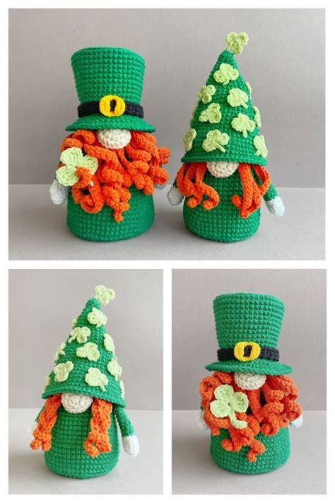 Crochet Saint Patrick S Day Gnome Amigurumi Free Patterns Artofit