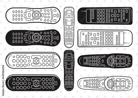 remote control silhouette tv remote svg remote svg controler svg