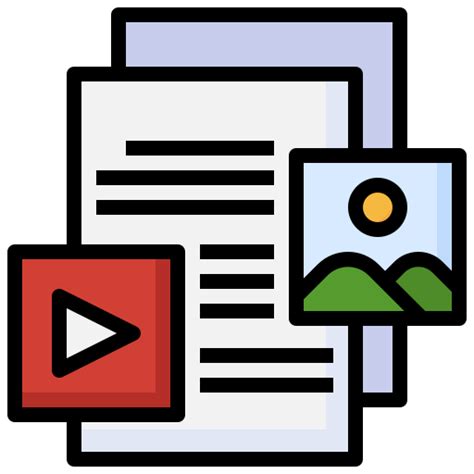 Material Surang Lineal Color Icon