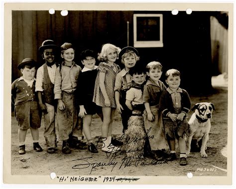 Lot Detail Spanky Mcfarland Our Gang Signed Photographs 2