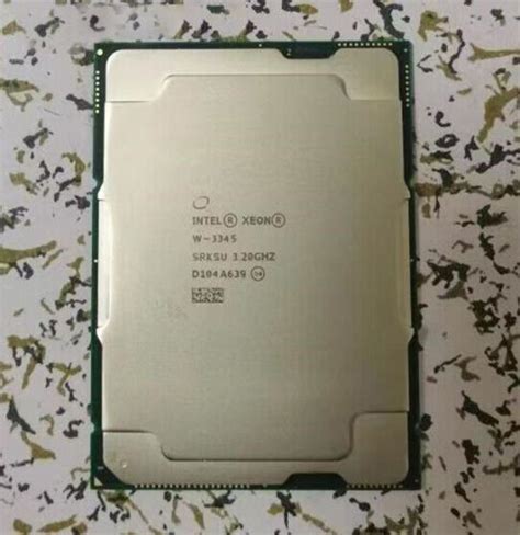 Intel Xeon W 3345 Qs Version Cpu Processor 20c 32ghz 250w Lga4189 Ddr4