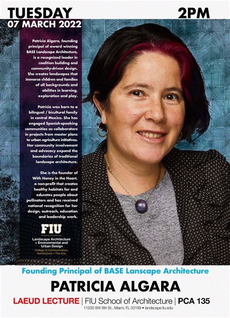 Base Founder Patricia Algara Will Be Lecturing At Florida International