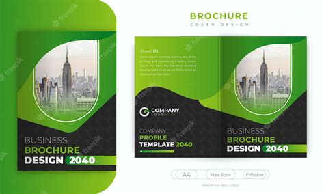 Premium Vector Brochure Cover Design Or Company Profile Template