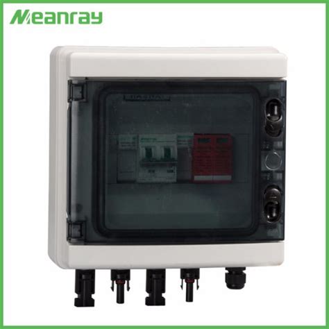 China Pv String Combiner Box 600v Dc System Pv Array 2 In 2 Out Plastic