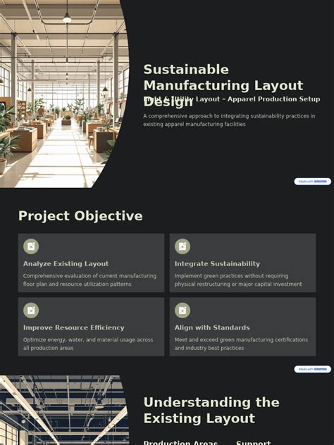 Sustainable Manufacturing Layout Design Pdf Ventilation