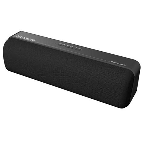 Promate Capsule 2 Bluetooth Wireless Portable Speaker Black Elive Nz