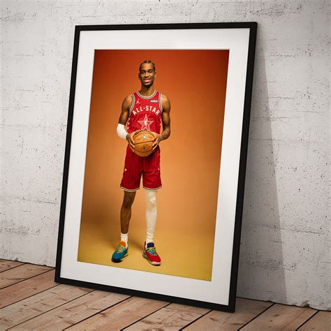 2024 Nba All Star Portraits Art Print By Jennifer Pottheiser
