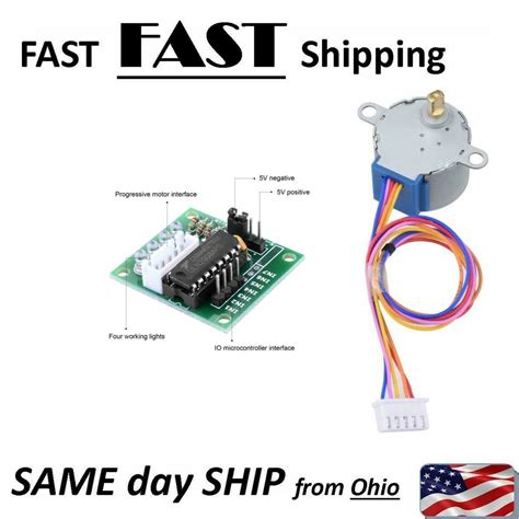 V Phase Geared Stepper Motor With ULN Driver Board BYJ For Arduino Stepper Motors