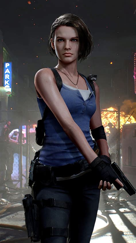 1280x2120 Resident Evil 3 Jill Valentine 2020 Iphone Iphone Jill Resident Evil 3 Hd Telefon