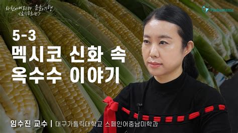 시민강좌 멕시코 신화 속 옥수수 이야기🌽📚 Youtube