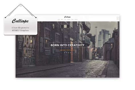 Calliope Clean Responsive HTML5 Template Latest Version WooCrack