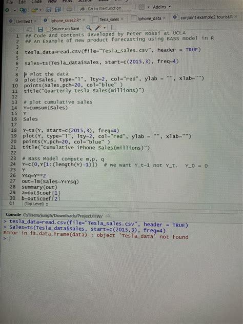 I Am A Beginner I Dont Know What Causes The Error Thanks R RStudio