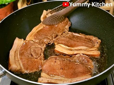 Pork Chop Steak Recipe Or Bistek Tagalog Yummy Kitchen