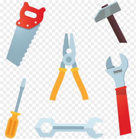 Free Download Hd Png Flat Carpenter Tools Png Carpenter Carpenter