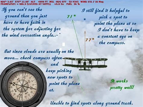 Learning About Wind Correction Angles Flight Simulator 2004 A Century Of Flight Fs2004