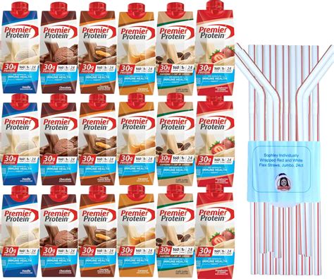Premier Protein Shake Variety Pack 6 Flavors Vanilla