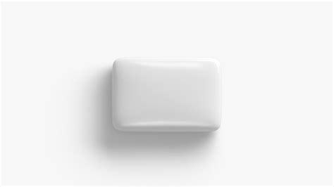 Artstation White Rectangular Button Badge Plastic Clutch Pin