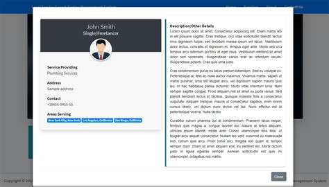 Local Service Search Engine Management System Using Php Mysqli With