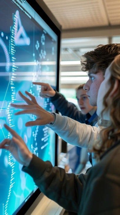 Free Interactive Data Analysis Photo Technology Professionals