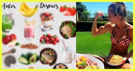 ALIMENTOS para comer ANTES y DESPUÉS del ejercicio Para Mujer Fitness